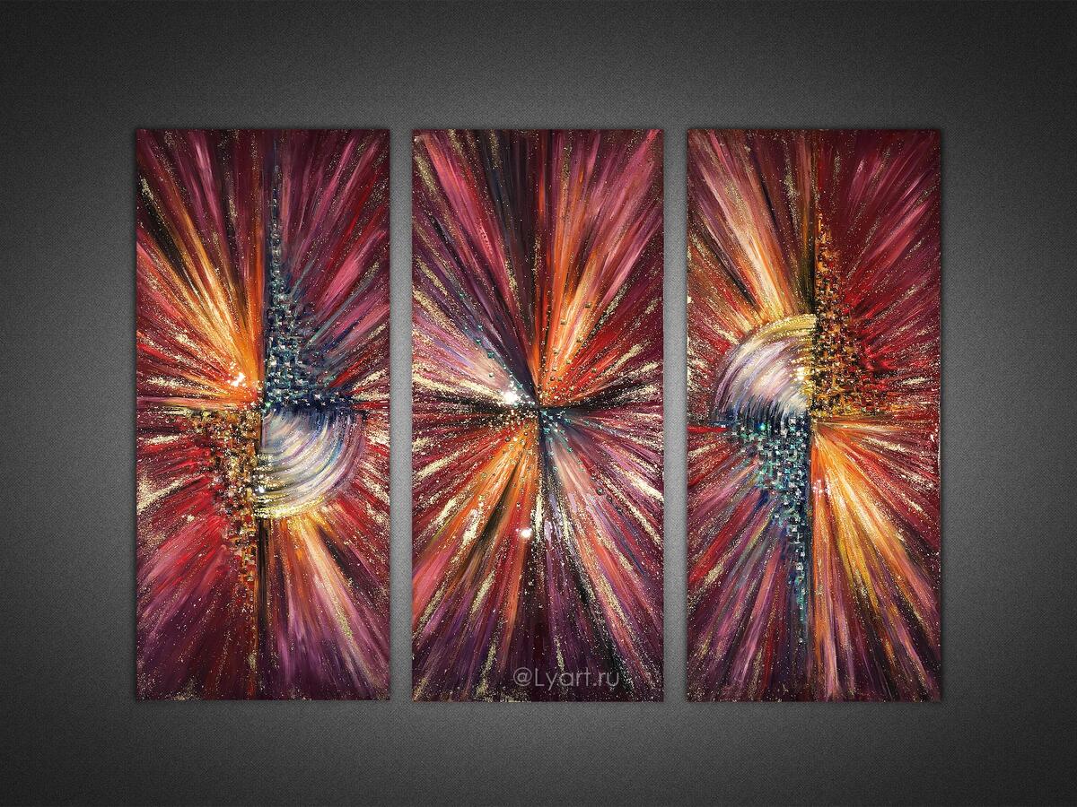 Модульные картины для интерьера - Картины художницы Лили Арт